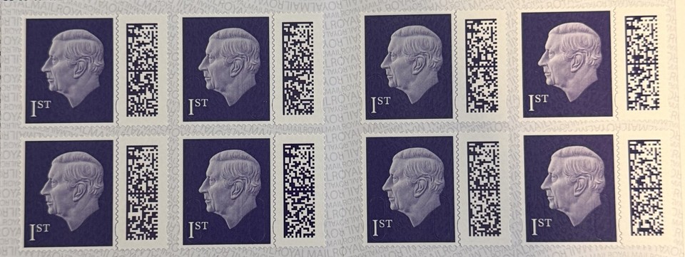 1st Class Postage Stamps SMALL LARGE UK BRAND NEW 2D BARCODED | eBay UK