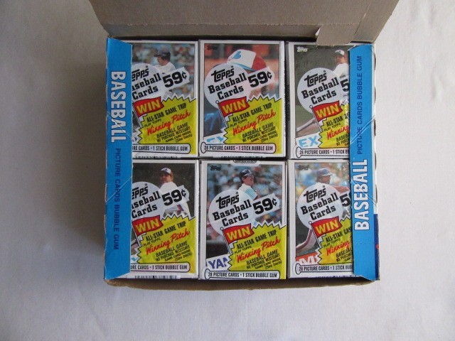 1985 Topps Baseball Cello Box - 24 Packs - From Factory Case | eBay