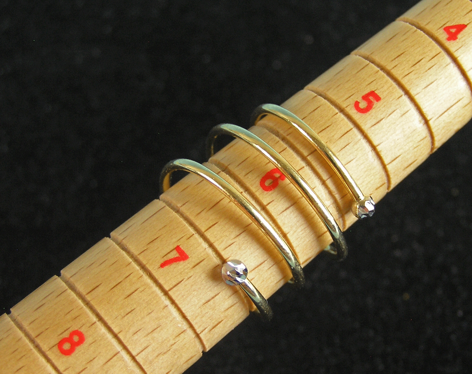 14K SLC Yellow & White Gold Coil Spring Ring Swirl Band Cocktail Size 8 ...