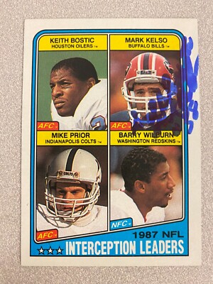 Mark Kelso signed BUFFALO BILLS card 1988 Topps | eBay