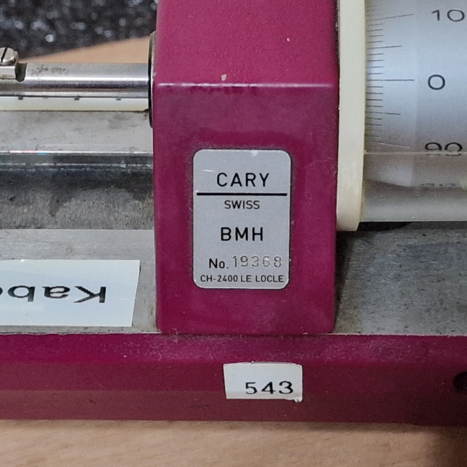 Cary le locle tesa 0-15 mm swiss suisse Watchmakers Bench Micrometer 0. ...