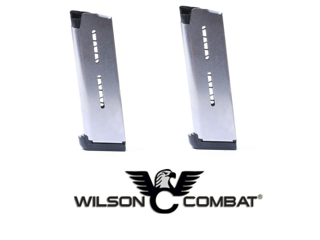 2-Pack Wilson Combat - .45 ACP Full-Size 1911 Magazine - 8-Round - 47D ...
