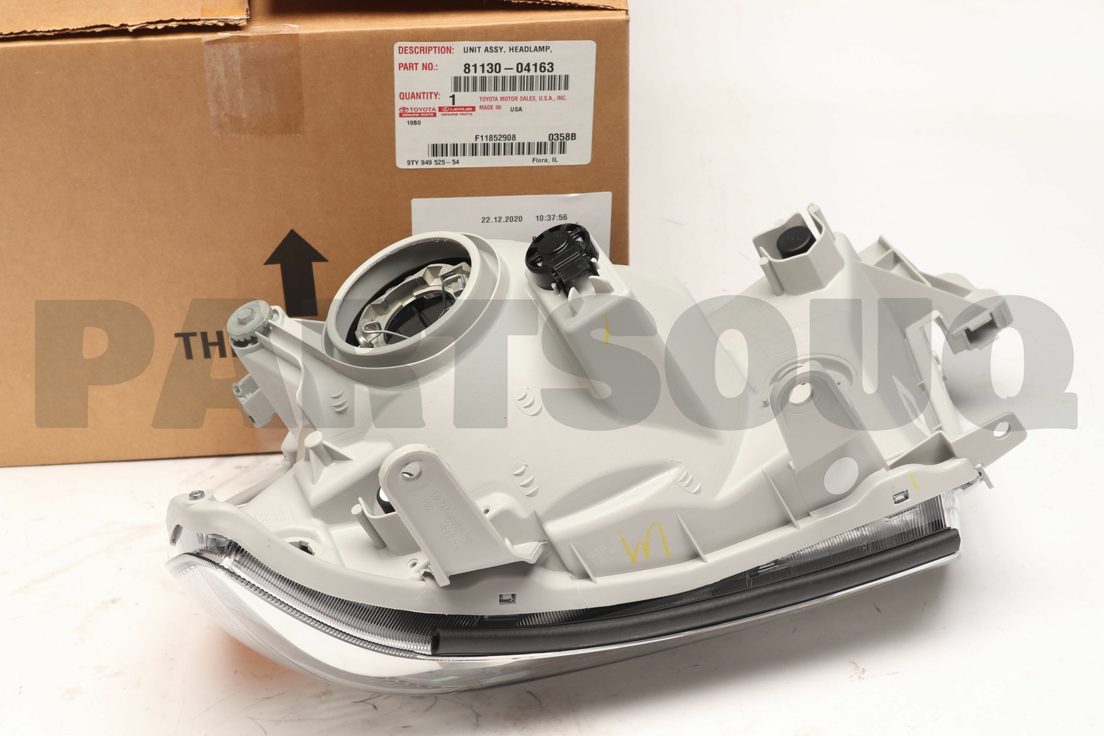 8113004163 Genuine Toyota UNIT ASSY, HEADLAMP, RH 81130-04163 | eBay