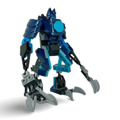 LEGO NINJAGO WOLF MECH Building Parts & Wolf Mask Warrior Minifigure ...