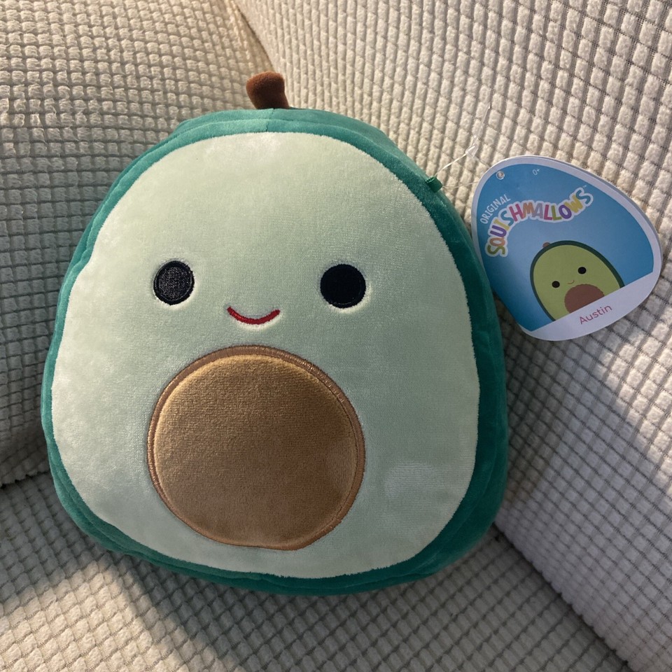 Squishmallows Austin Avocado 8 inches NEW WITH TAGS | eBay
