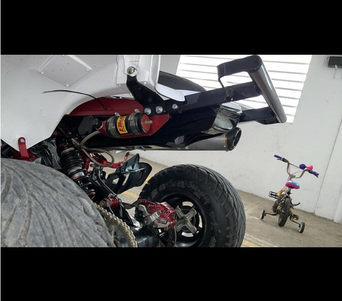 KEMIMOTO ATV Wide Grab Bar Rack Mounted for Yamaha Raptor 700R / 700 ...