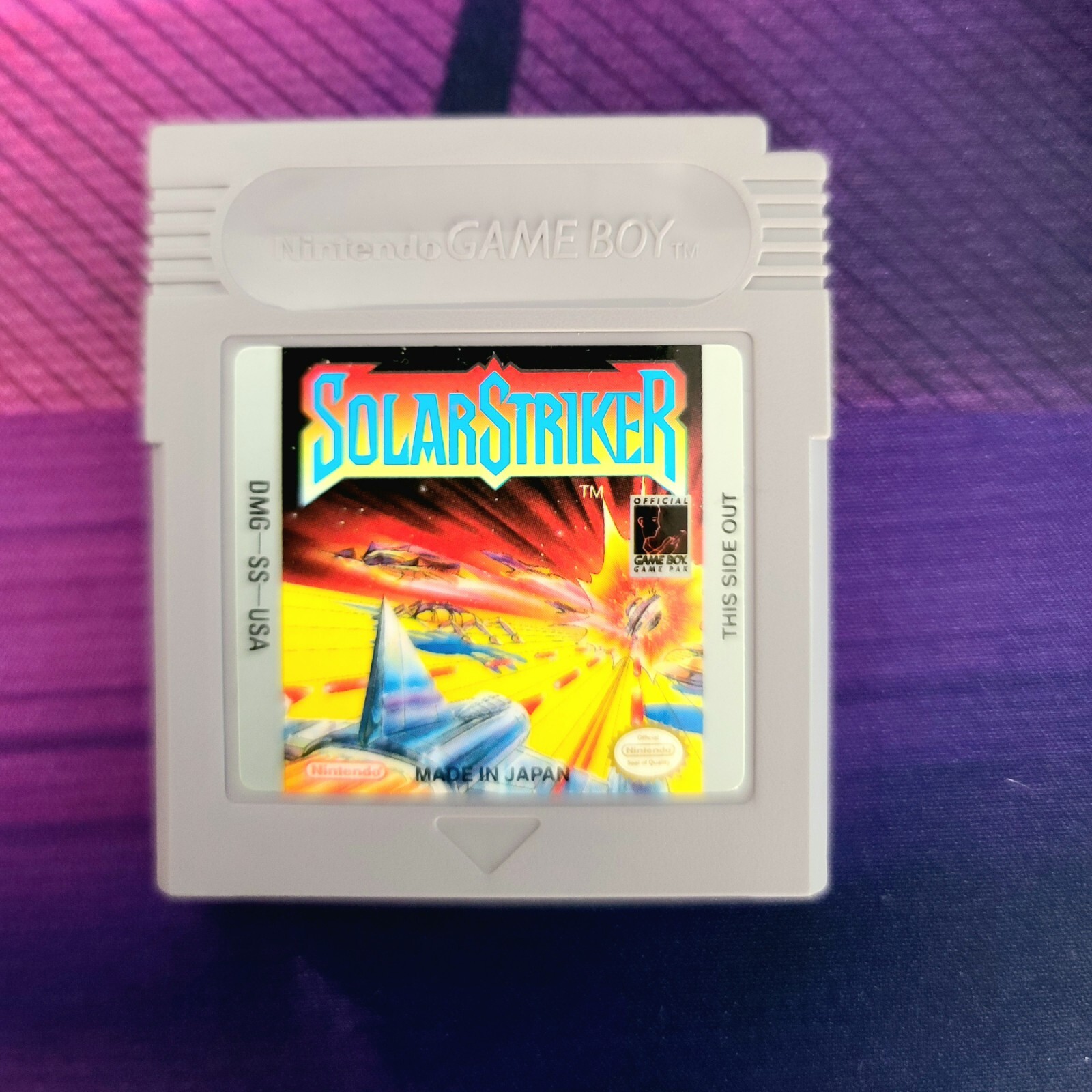 Nintendo Game Boy SolarStriker Solar Striker TESTED Game & Manual ONLY ...