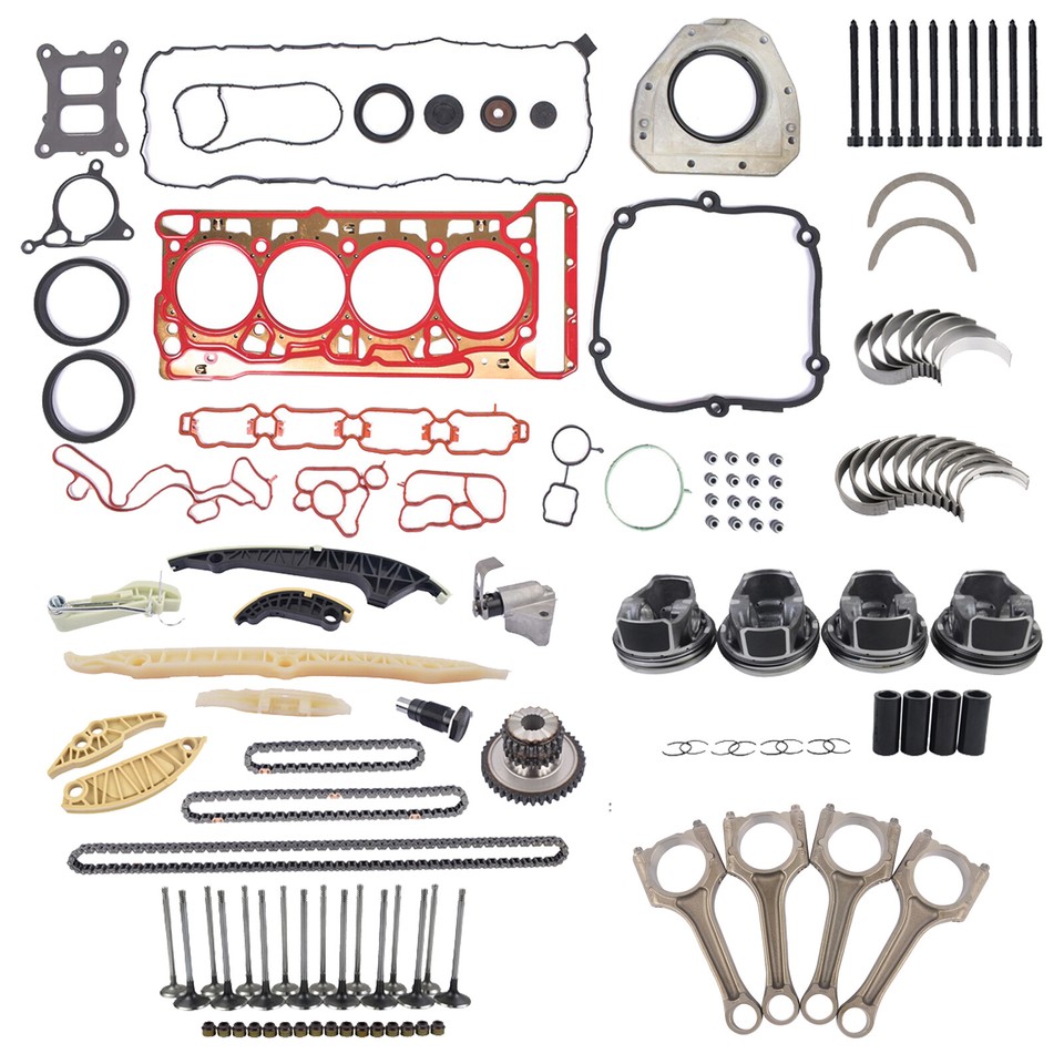 1.8T Engine Rebuild Kit For Audi VW A3 A4 Jetta GTI CJS CJE CPRA CPKA ...