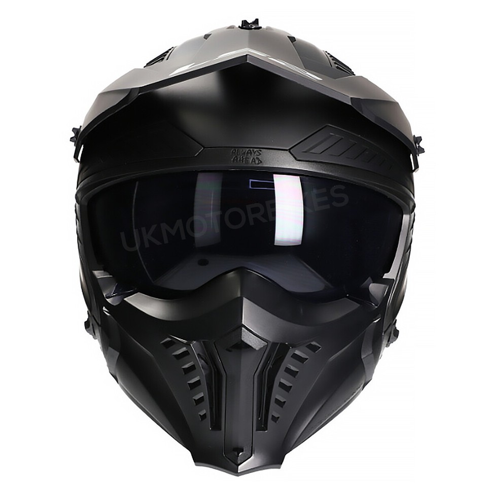 LS2 OF606 DRIFTER DEVOR MODULAR OPEN FACE MOTORCYCLE HELMET + FREE DARK ...