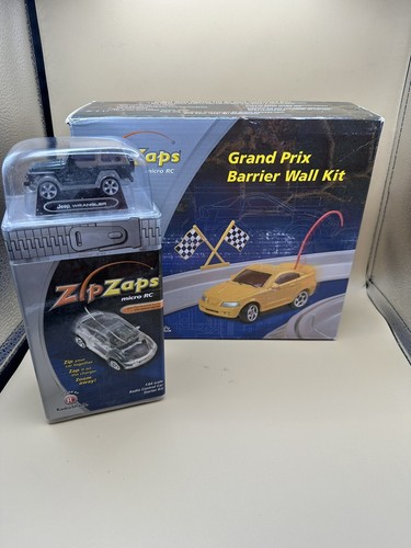 Zip Zaps 2003 Jeep Wrangler Micro RC Starter Kit And Barrier Wall Kit ...