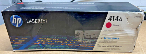 Genuine HP LaserJet W2023A / 414A Magenta Toner for M454, M455, MFP ...