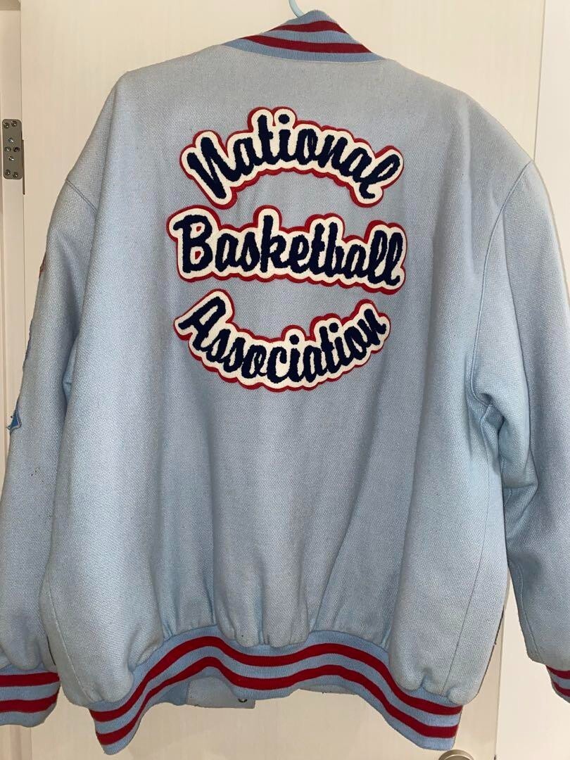 Jeff Hamilton NBA All Team Logos Patch Varsity Jacket… - Gem