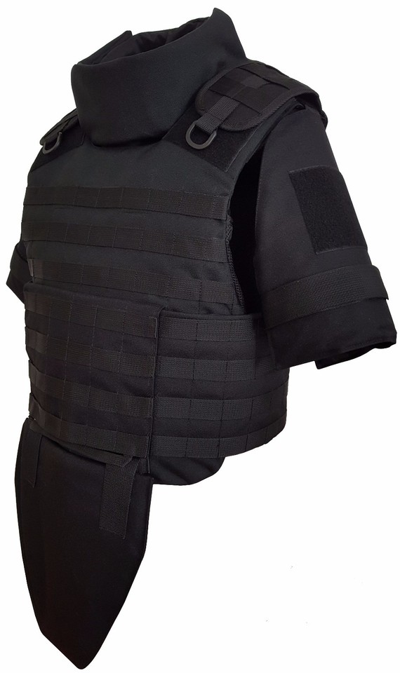 Body Armor M L Gear Protection Black: IIIA bulletproof Tactical vest ...