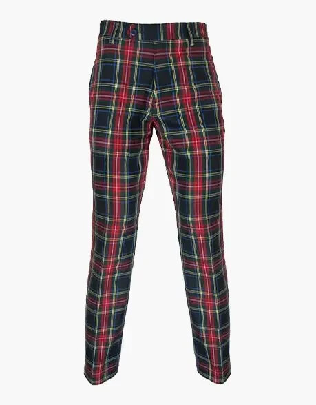 Men's Tartan Acrylic Wool Tartan Trousers Trews Golf Pant Scottish ...