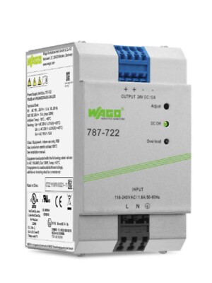 1pcs WAGO Switching Power Supply 787-722 Regulated Power Supply 24V 5A ...