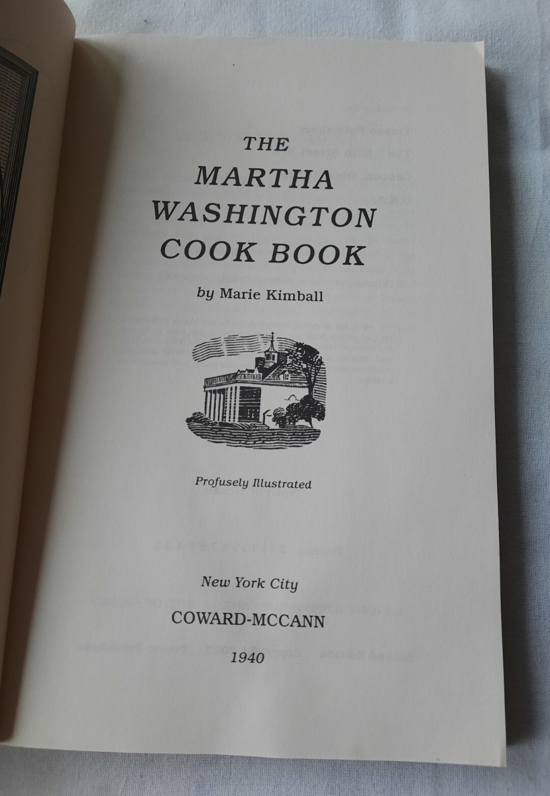 The Martha Washington Cookbook Marie Kimball Paperback | eBay