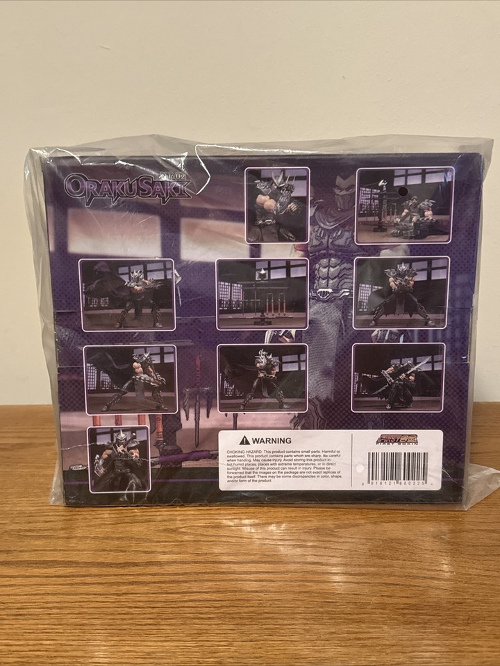 First Gokin NT-02 Oraku Saki Shredder Ninja Turtles Brand New Sealed | eBay