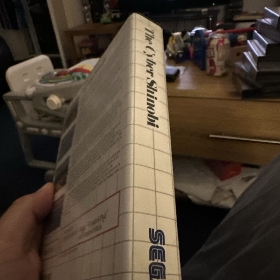 The Cyber Shinobi Sega Master System VGC CIB | eBay