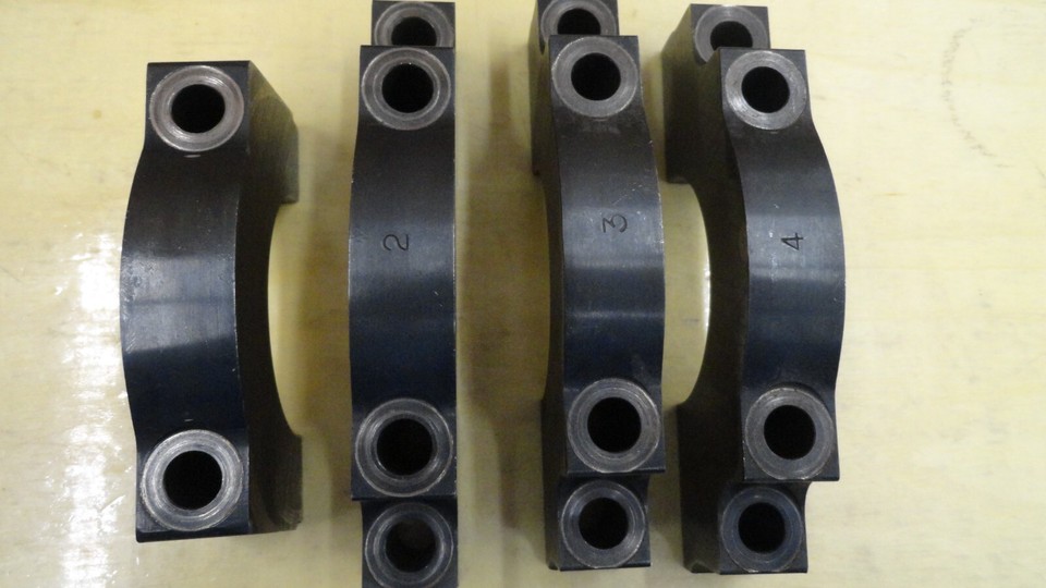 Steel 4 Bolt Main Caps with 2 Bolt Front Cap & ARP Studs