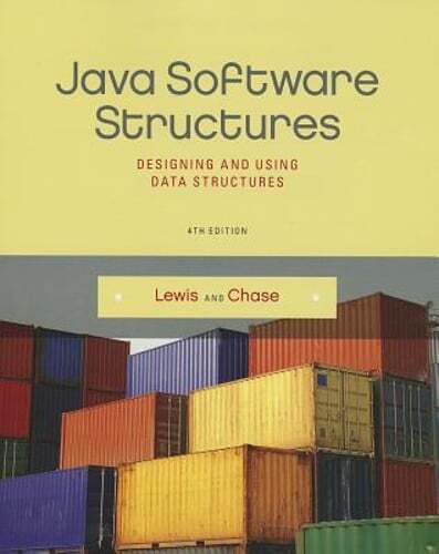 Java Software Structures: Designing and Using Data Structures by John Lewis: New 9780133250121| eBay