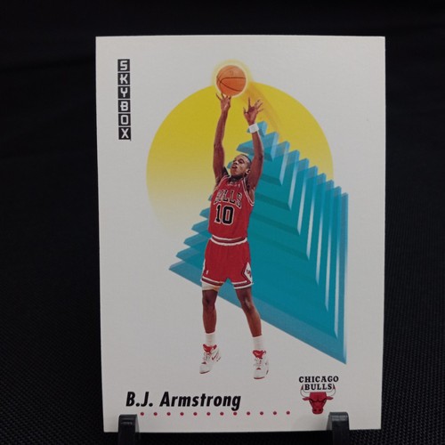 1991-92 SkyBox Chicago Bulls Basketball Card #34 B.J.Armstrong (1A540 ...