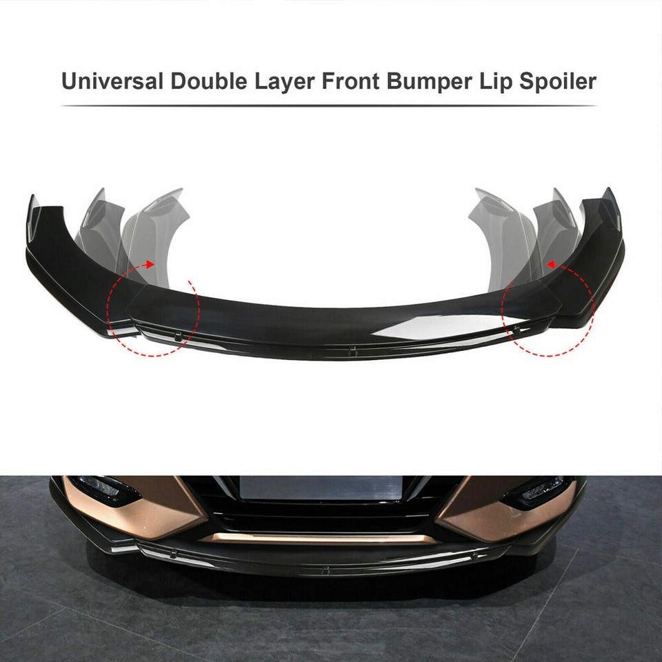 Front Bumper Lip Spoiler Splitter Body Kit+Side Skirt For Volvo C30 C40 ...