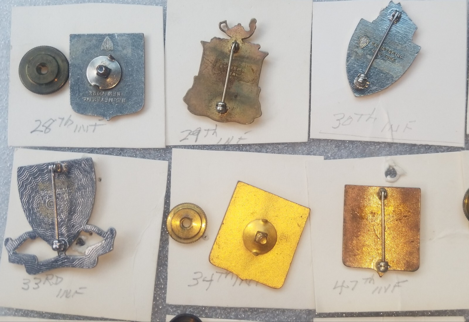 Lot of 20 Infantry Di Dui Unit Crest Insignia pins. | eBay