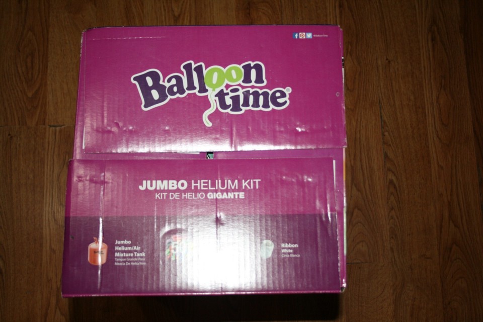 Balloon Time Jumbo Helium Tank~Blow up to 50 Balloons Party Decor | eBay