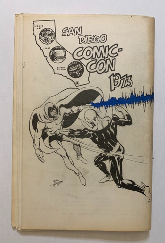 Rare Vintage 1973 SDCC San Diego Comic Convention Program Neal Adams ...