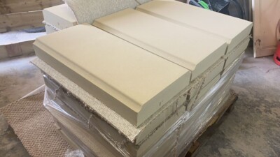 Cast Stone Coping Stones Bevelled Copings - sandstone - 300 x 600 x 75 ...
