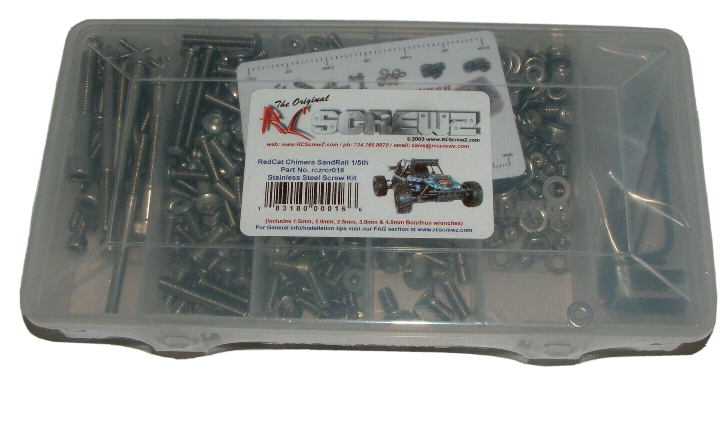 RCScrewZ Redcat Racing Chimera Sand Rail Stainless Steel Screw Kit ...