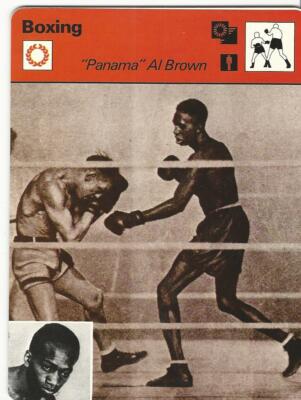 1977-79 Sportscaster Card, #69.22 Boxing, Panama Al Brown | eBay