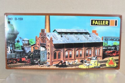 FALLER B-159 HO SCALE LOCOMOTIVE REPAIR WORKSHOP for MODEL RAILWAY ...