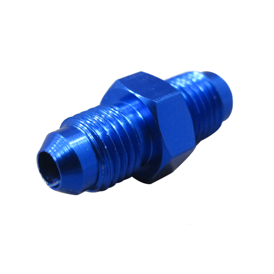Anodized Aluminum an 4 to An4 Male Flare Union Oil Fuel Straight ...