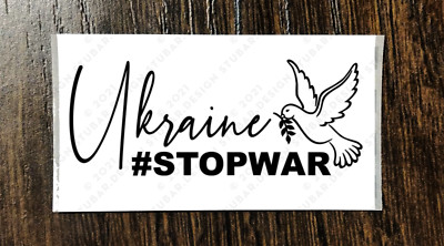 UKRAINE STOP WAR Sticker Packs (25-1000) PEACE SOLIDARITY UKRAINE ...