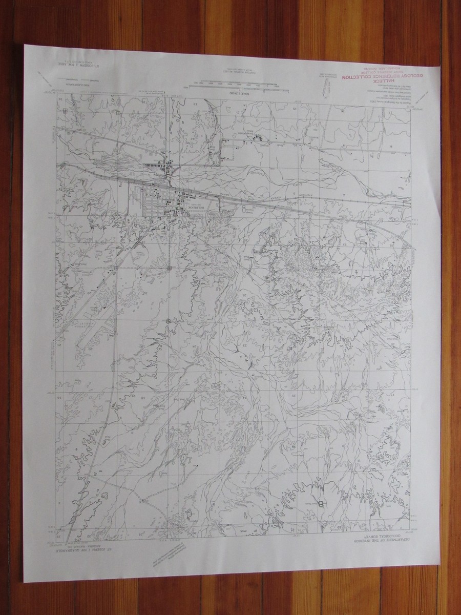 Mapa De Holbrook, Arizona Holbrook, Route 66 Arizona