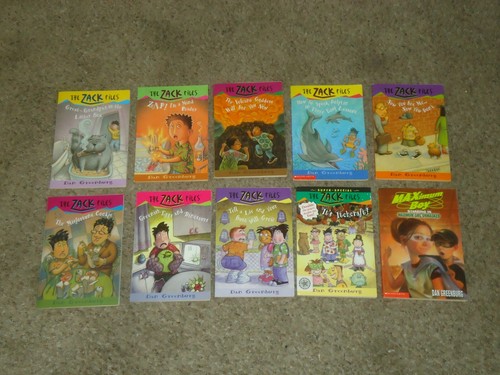 Lot 10 Zack Files & Maximum Boy Series Books Dan Greenburg | eBay