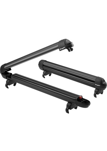 BougeRV Lockable, Slidable, Ski & Snowboard Racks for Roof Rack Cross ...