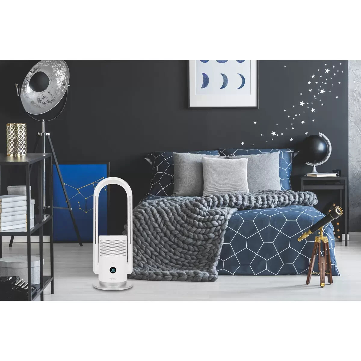 Vybra Arch 3 in 1 PTC Heater Bladeless Cooling Fan & UV Air Purifer in ...