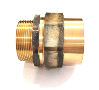 AW BUM50 Watermarked 50mm 2" Male to Female Brass Barrel Union Fitting ...