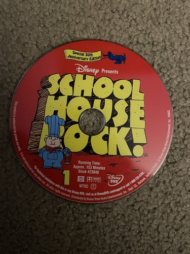 Schoolhouse Rock (Special 30th Anniversary Edition) (DVD, 2002) - 2 ...