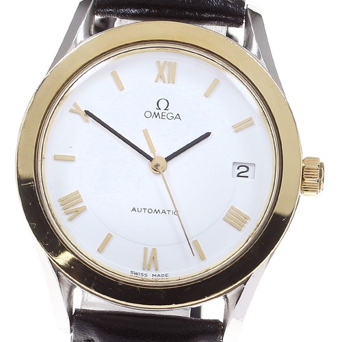 Omega Classic YG Combi Date Automatic Men's Watch Used From Japan | eBay