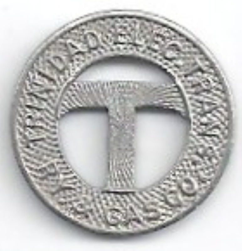 Trinidad Elec Trans Ry & Gas Co-Trinidad, Colorado Transit Token CO 860 ...