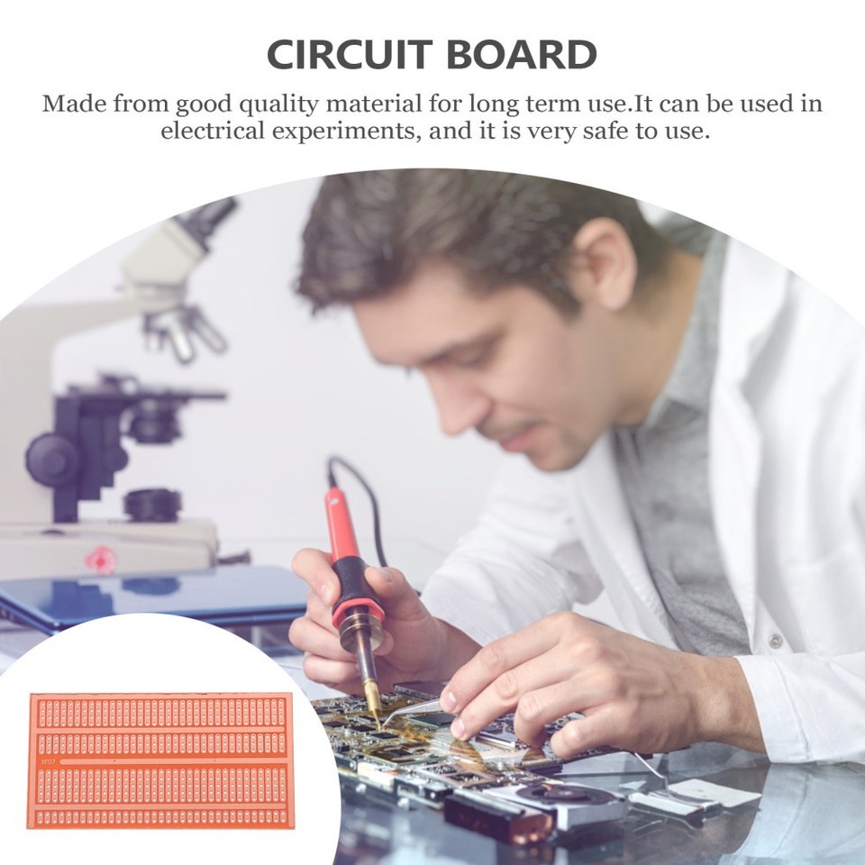 12pcs Thick Breadboard Universal Circuit Board Sturdy Experiment Plate ...