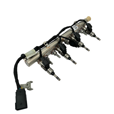 2010-2017 GM 2.4L Fuel Rail W/ Injectors (4) 12649565 12608366 12608362 ...