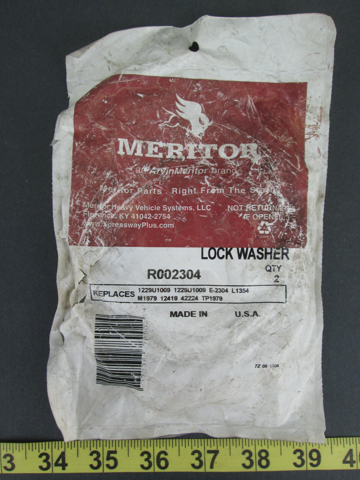 New NOS Package of 2 Meritor Lock Washer R002304 Washers Repair ...