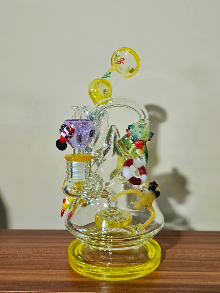 CHEECH Glass 10-11" shark attack Limited Edition glass rig | eBay