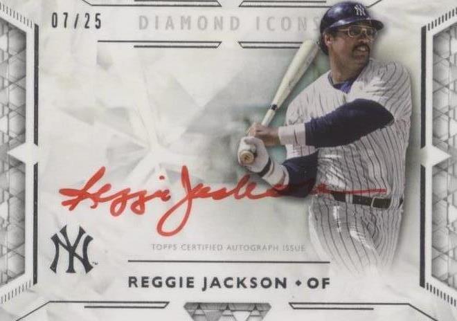 2018 Topps Diamond Icons - Red Ink Autographs Reggie Jackson #RIA-RJ ...