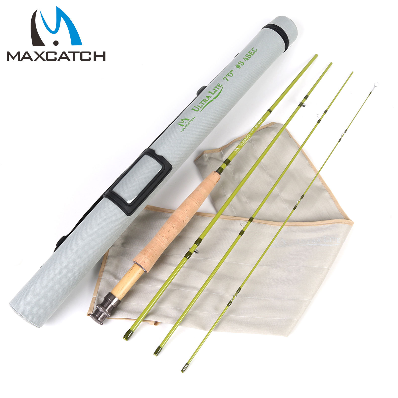 Maxcatch 1/2/3WT Fly Fishing Rod 6'/6'6"/7'/7'6" For Small Streams ...