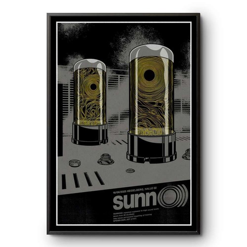 Sunn Band Heidelberg Halle 02 June 16 2025 Poster | eBay